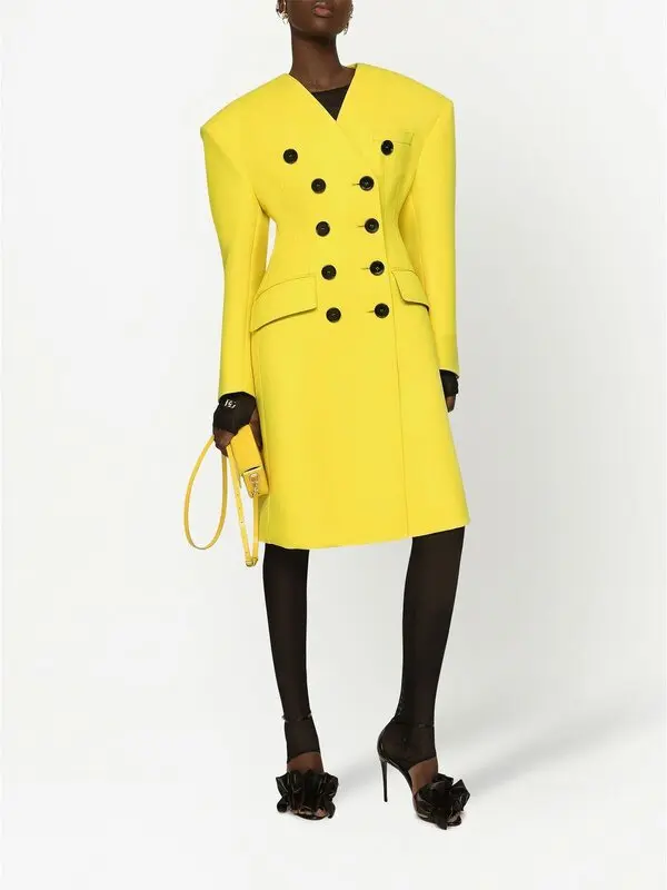 Dolce & Gabbana Double-breasted Woolen Coat