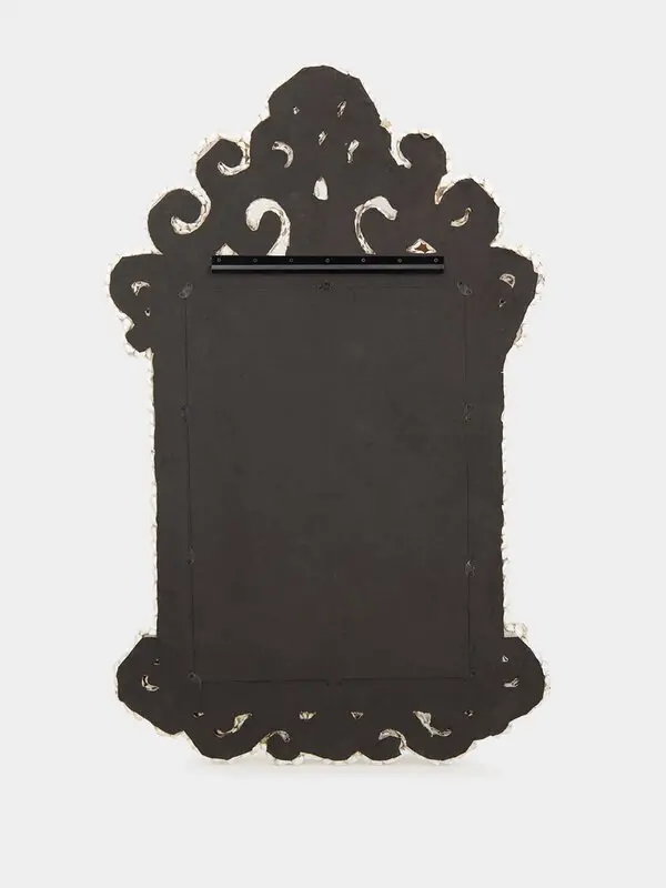 LES-OTTOMANS Ornate Handmade Shell Mirror
