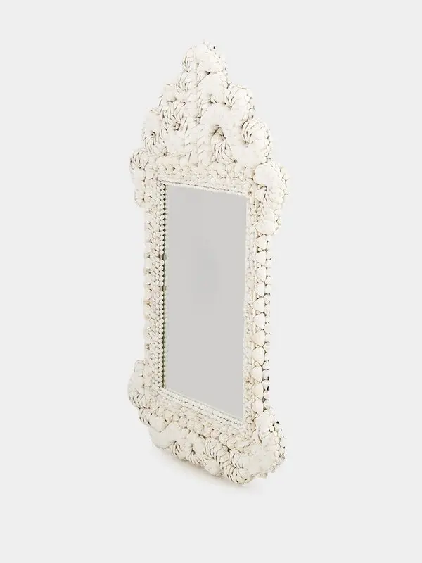 LES-OTTOMANS Ornate Handmade Shell Mirror