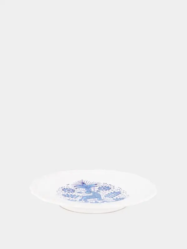 LES-OTTOMANS Handpainted Ceramic Christmas Dessert Plate