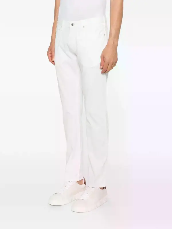 Emporio Armani J06 Five-pocket Jeans - White