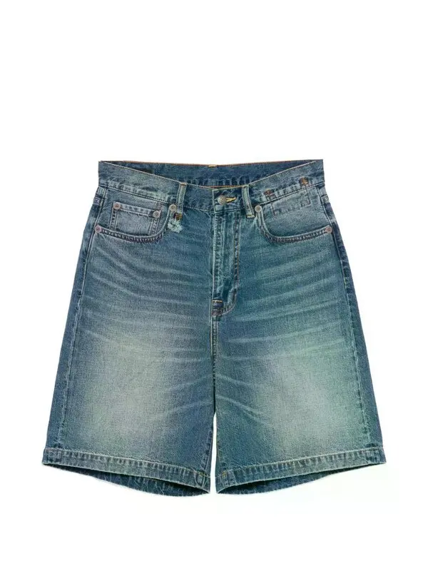 R13 Five-pocket Denim Shorts - Blue