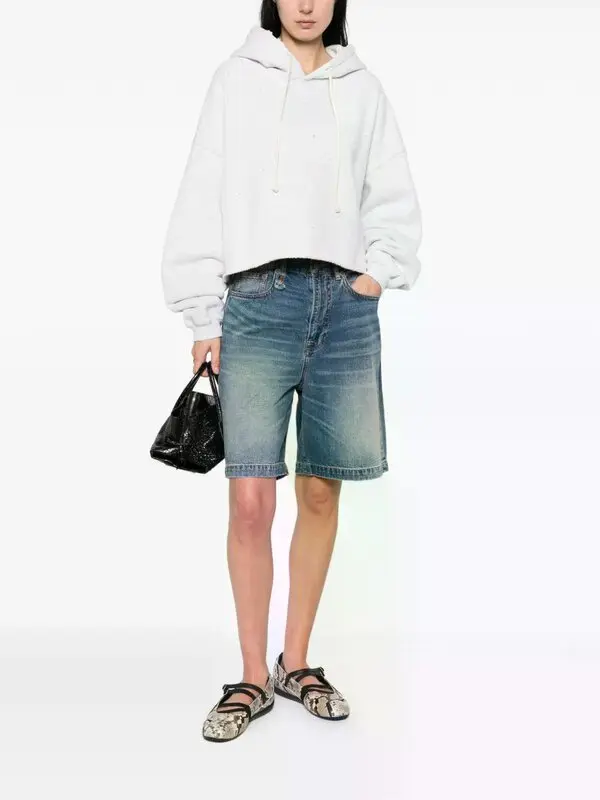 R13 Five-pocket Denim Shorts - Blue