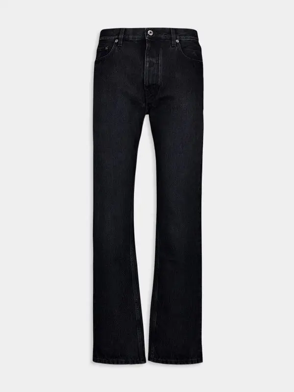 Off-White Faded-effect Tapered Jeans - White