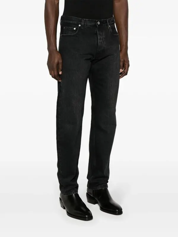 Off-White Faded-effect Tapered Jeans