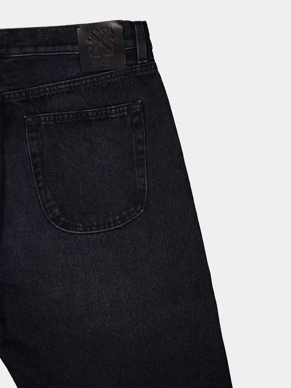 Off-White Faded-effect Tapered Jeans