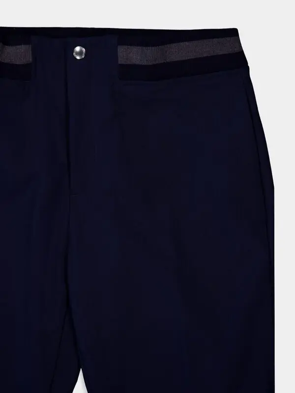 Off-White Mid-rise Stripe-detail Trousers - White