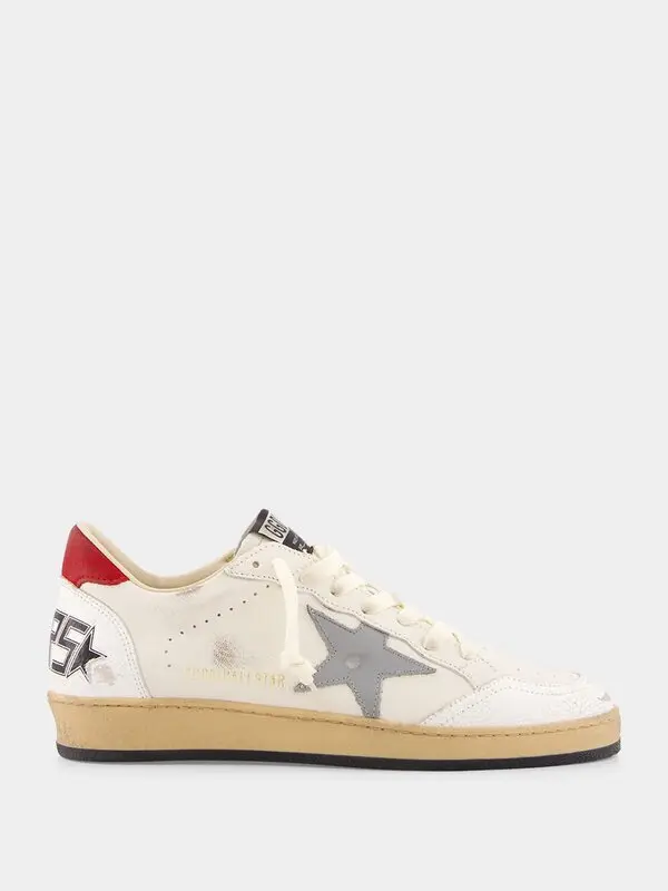 GOLDEN GOOSE Ball Star Leather Sneakers - White