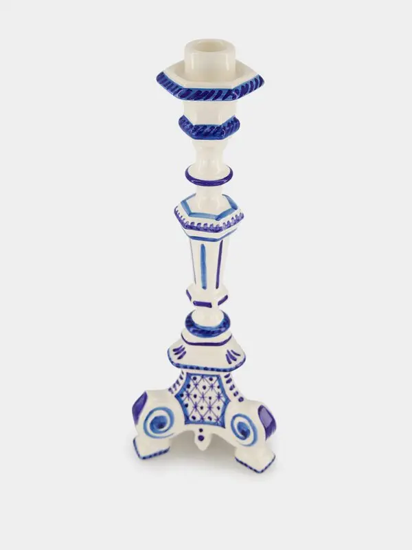 LES-OTTOMANS Turquerie Ceramic Candle Holder