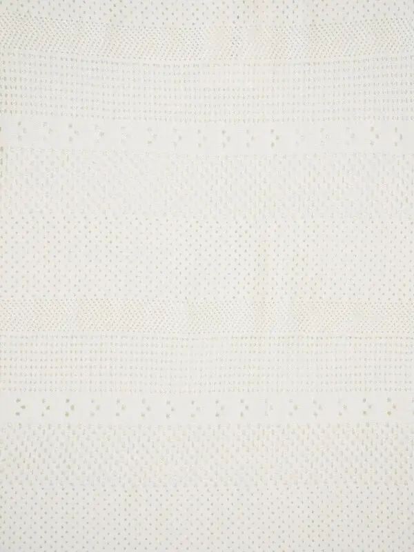 FRAME Crochet-knit Pencil Skirt - White