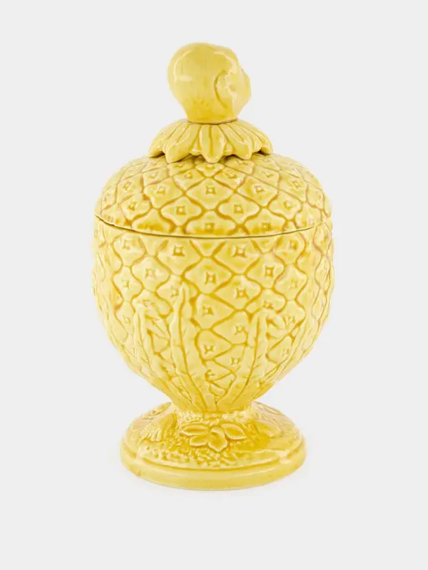 LES-OTTOMANS Handpainted Monkey Jar