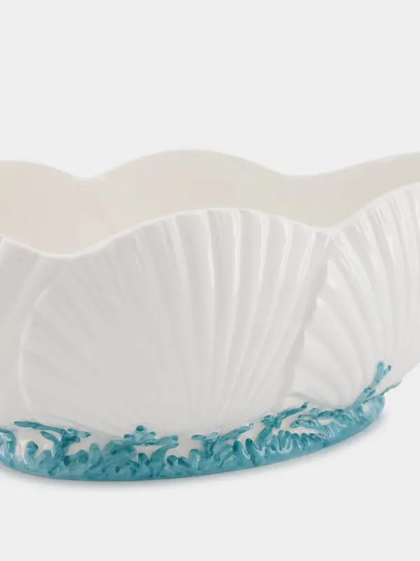 LES-OTTOMANS Saint Jacques Ceramic Bowl - White