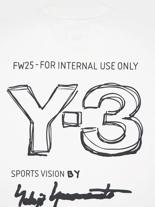 Y3 Cotton Short Sleeve T-shirt
