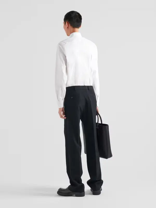 Prada Stretch Cotton Slim Shirt