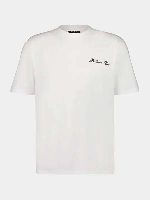 Balmain Embroidered Signature T-shirt - White