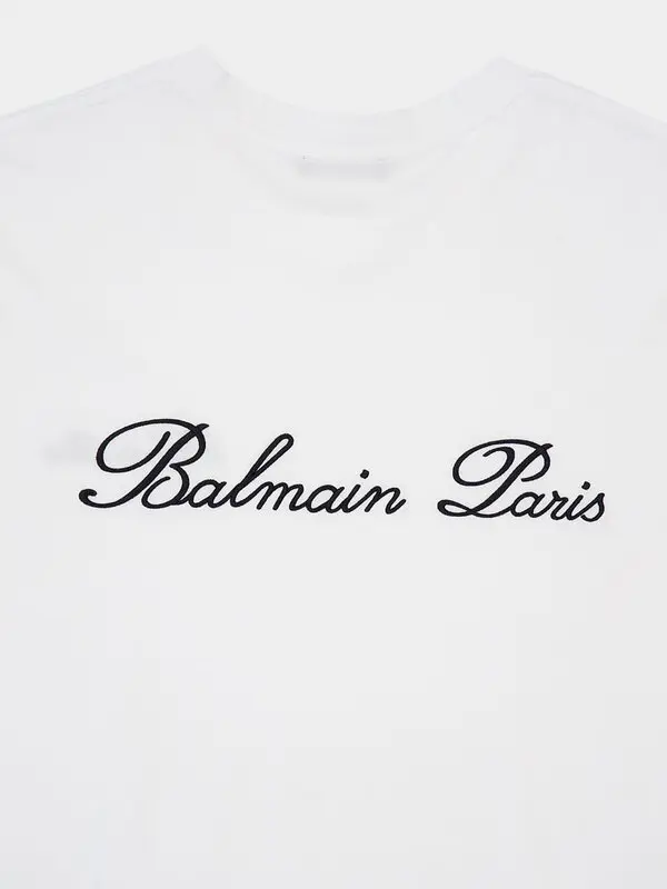 Balmain Embroidered Signature T-shirt