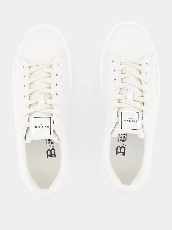Balmain B Court Leather Sneakers