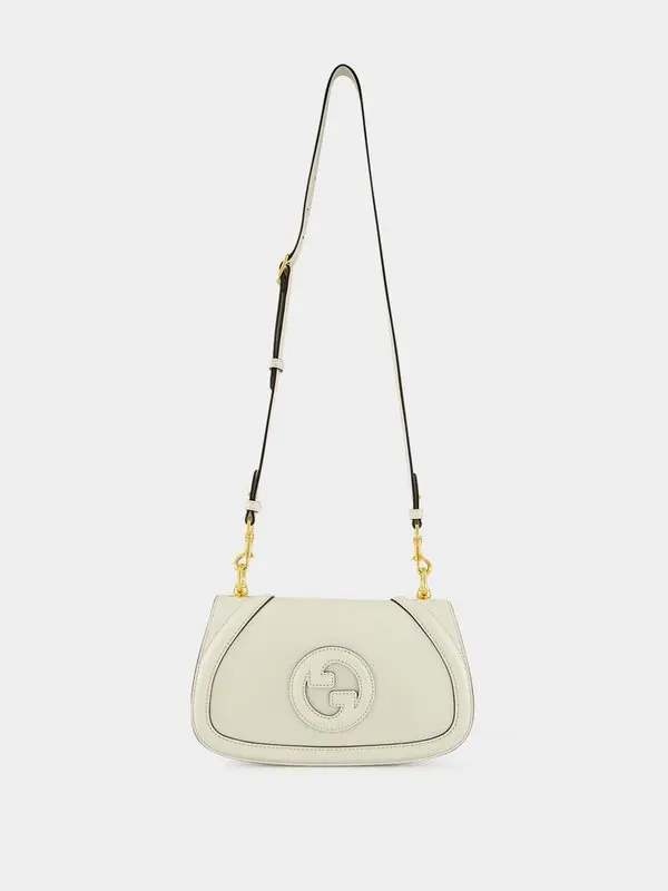 Gucci Leather Blondie Medium Bag - White