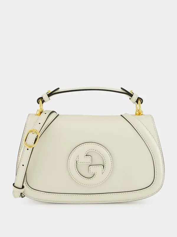 Gucci Leather Blondie Medium Bag - White