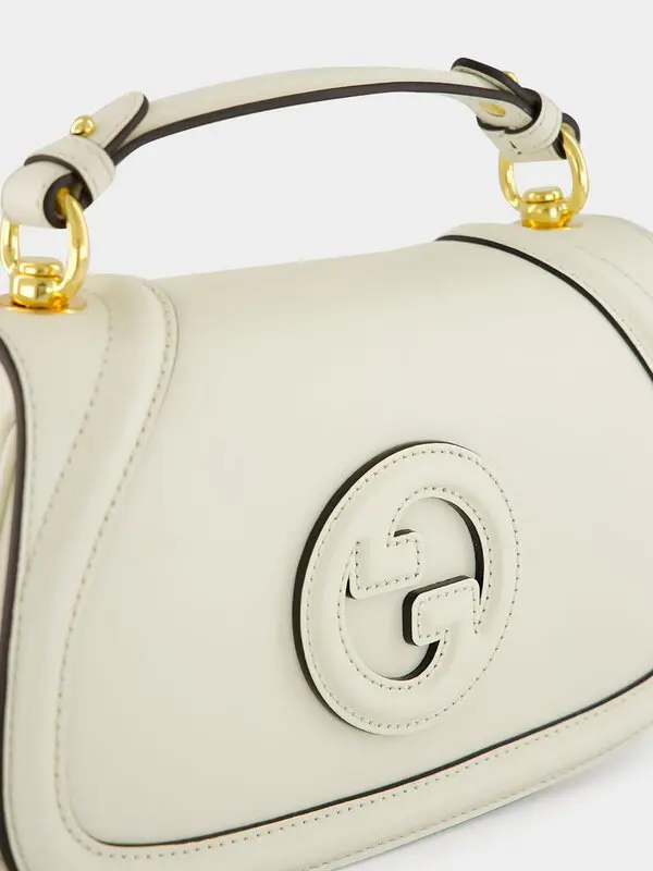 Gucci Leather Blondie Medium Bag - White