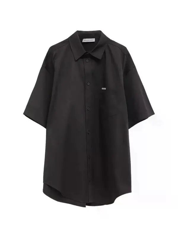Balenciaga Logo Pocket Short-sleeve Shirt