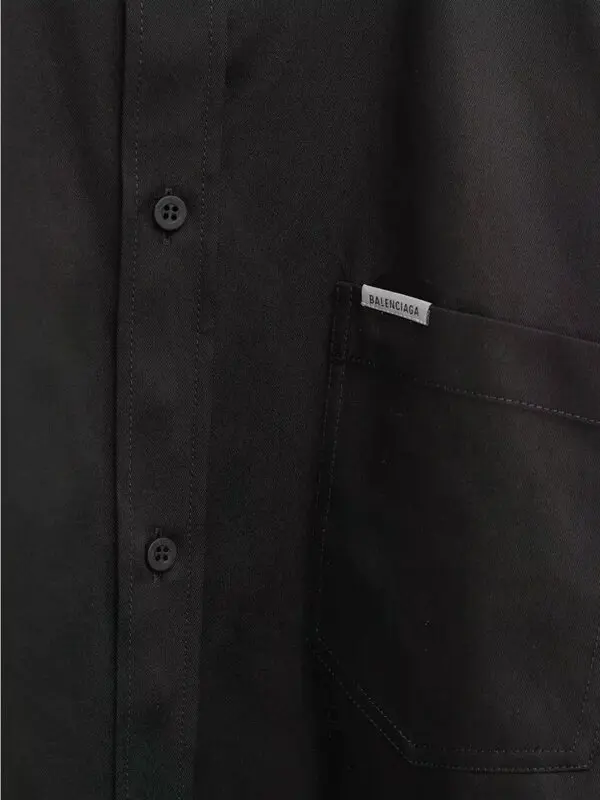 Balenciaga Logo Pocket Short-sleeve Shirt