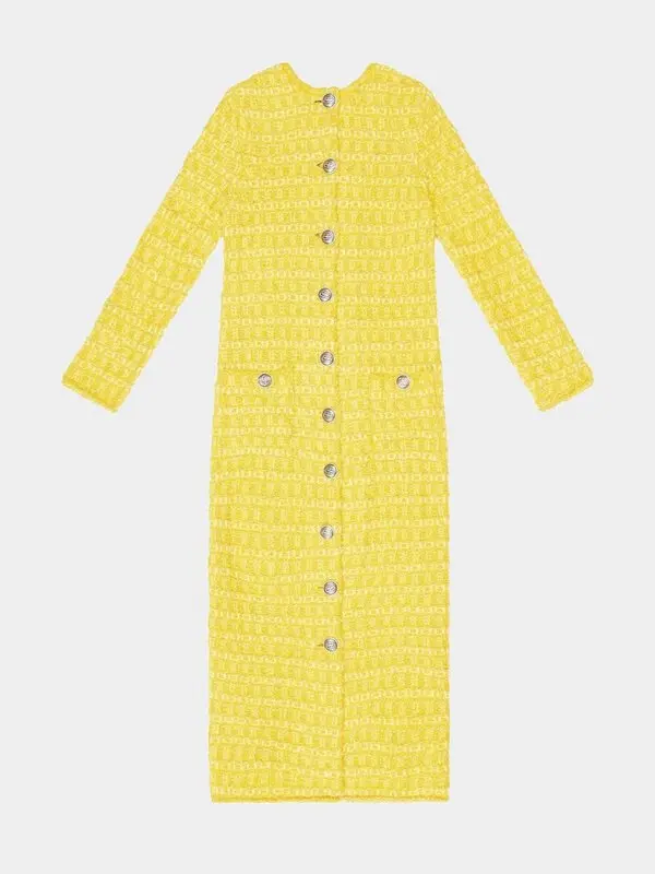Balenciaga Back To Front Dress - Yellow