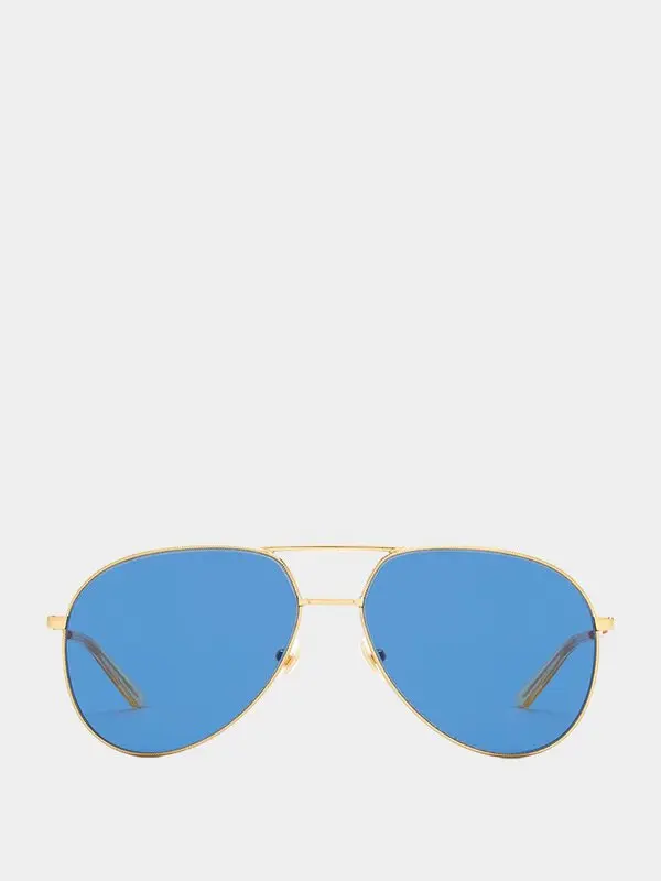 Gucci Aviator Sunglasses - Yellow
