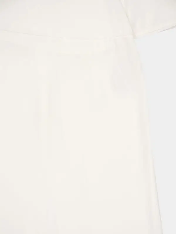 Stella McCartney Asymmetric Draped Midi Dress - White