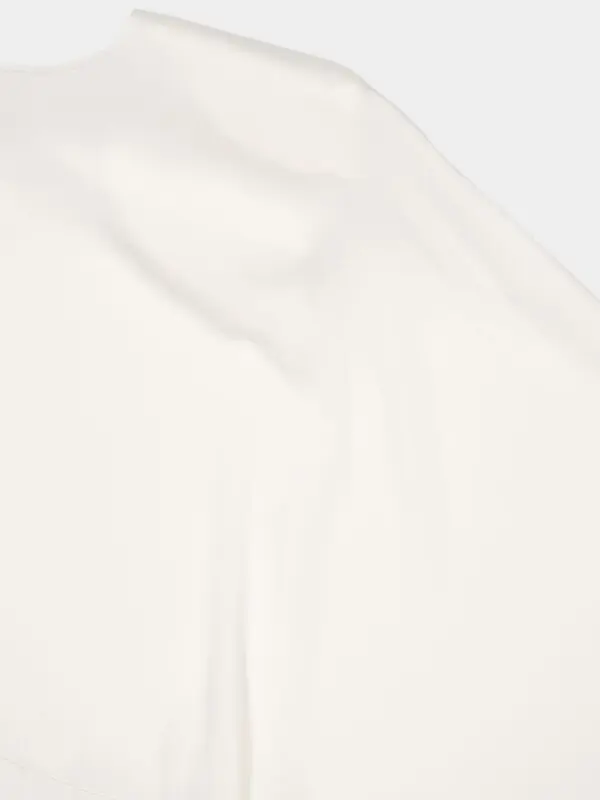 Stella McCartney Asymmetric Draped Midi Dress - White