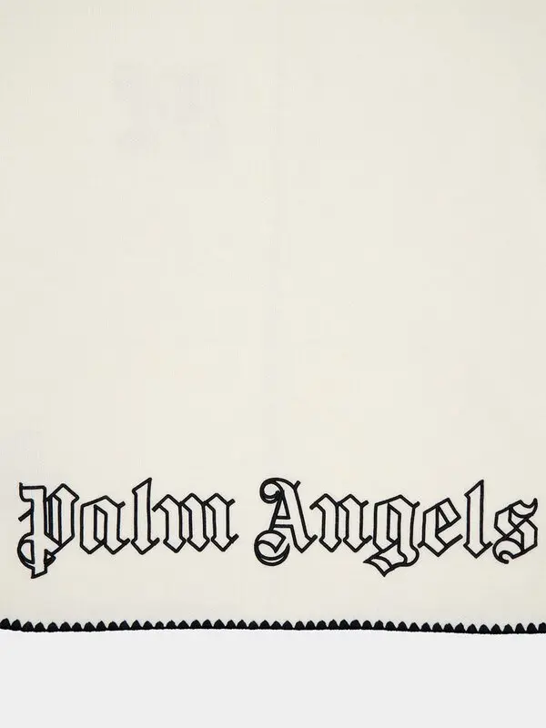 Palm Angels Monogram Zip-up Wool Jacket