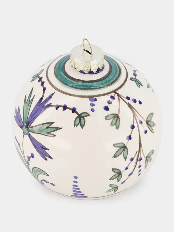 LES-OTTOMANS Handpainted Christmas Ball