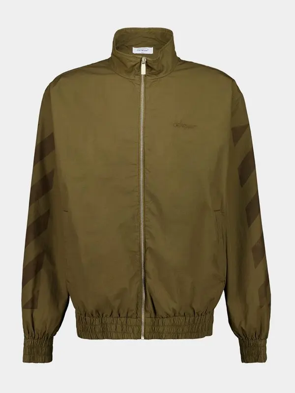 Off-White Diag Track Jacket - White