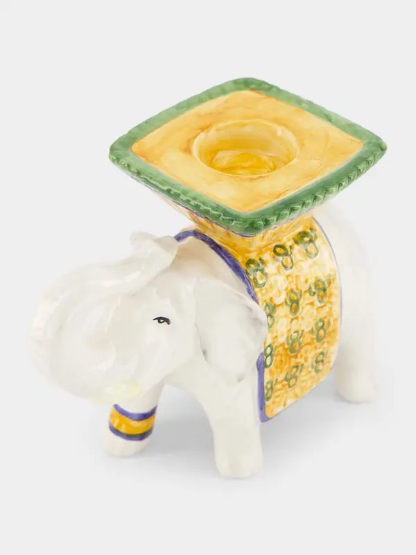 LES-OTTOMANS Elephant Tea Light Holder