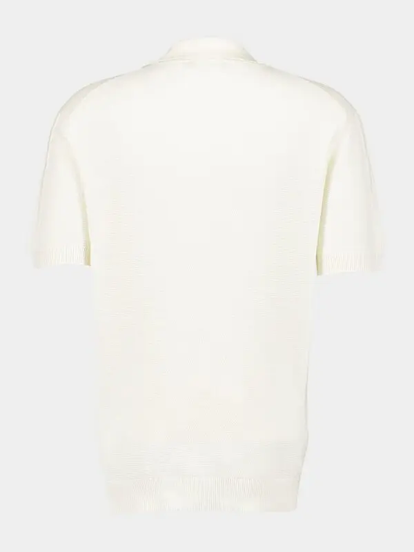 Frescobol Carioca Rino Knit Polo - White
