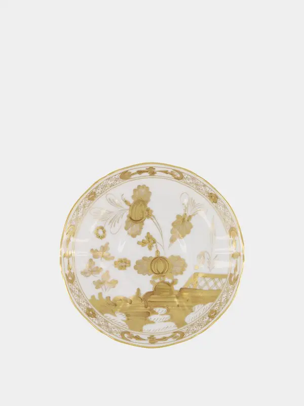 GINORI 1735 Oriente Italiano Aurum Tea Saucer - White
