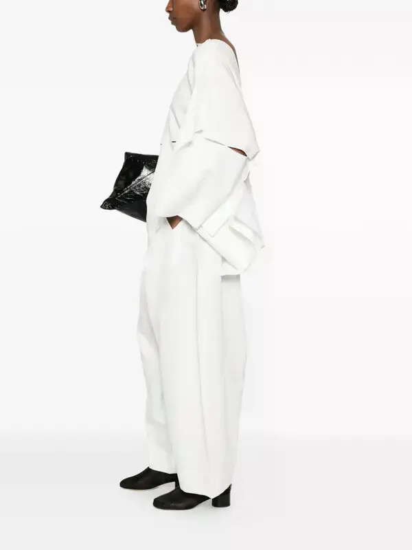 NICCOLO PAQUALETTI Panello V-neck Top