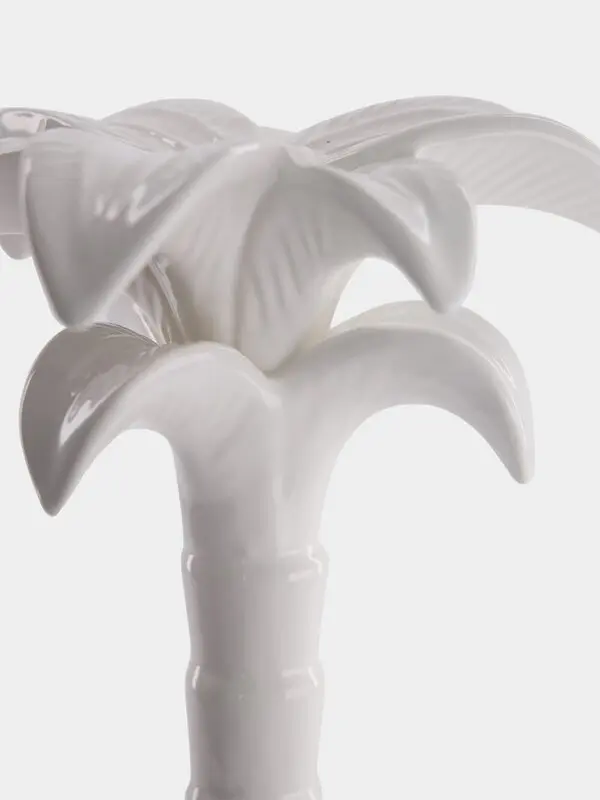 LES-OTTOMANS Medium Sugar Cane Ceramic Candleholder