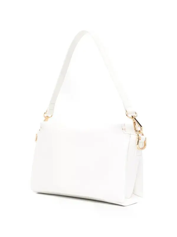 Moschino Logo Lettering Zip-pocket Shoulder Bag