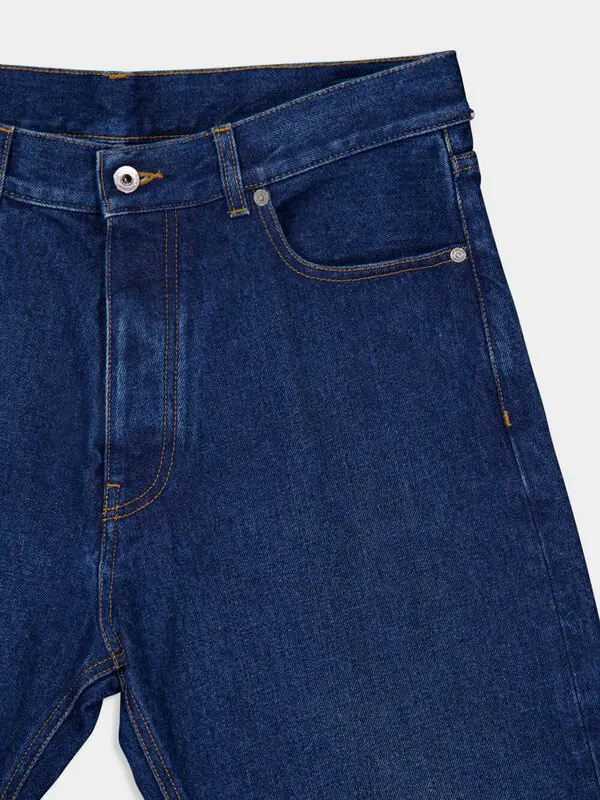 Off-White Arr Tab Zip Det Skate Wide-leg Jeans - White