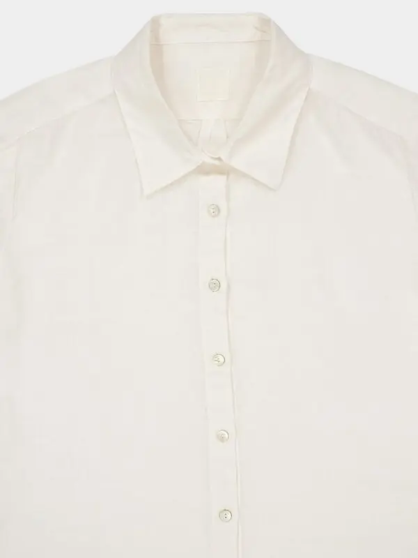 120% Lino Linen Long Sleeve Button-up Shirt