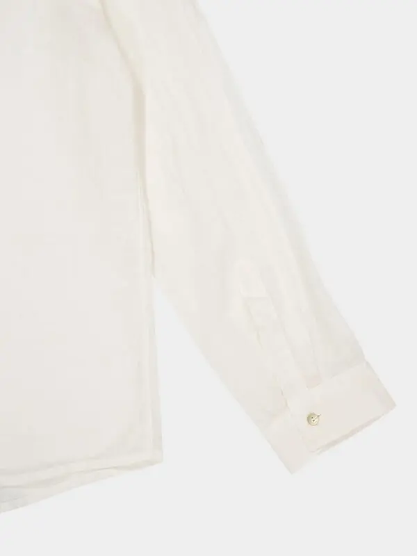 120% Lino Linen Long Sleeve Button-up Shirt