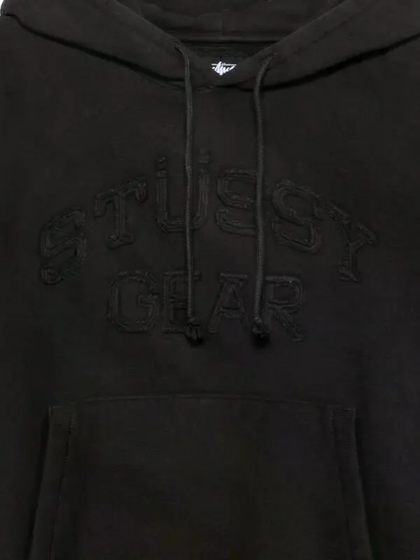 StÜssy Gear Logo Hoodie - Black