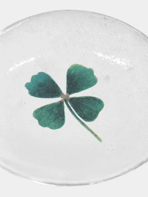 ASTIER DE VILLATTE Small Four Leaves Clover Plate