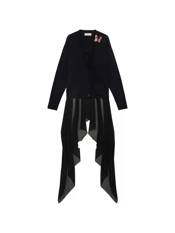 Blumarine Butterfly Appliqué Cardigan
