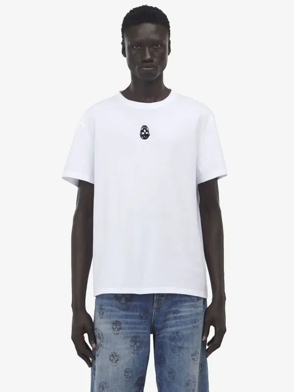 Alexander McQueen Crew Neck T-shirt - White