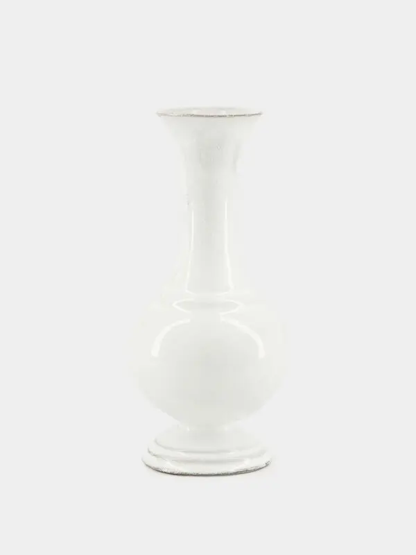 ASTIER DE VILLATTE Round Colbert Soliflore Vase - White