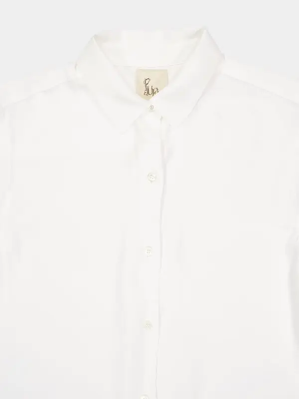 PAULA Alyssum Silk Shirt - White