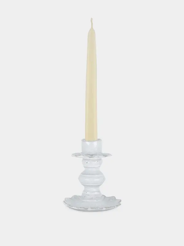 ASTIER DE VILLATTE Fifi Candlestick - White