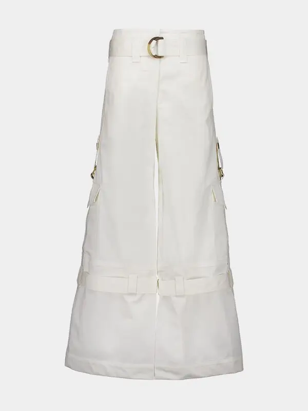 Zimmermann Illuminate Cargo Pant - White
